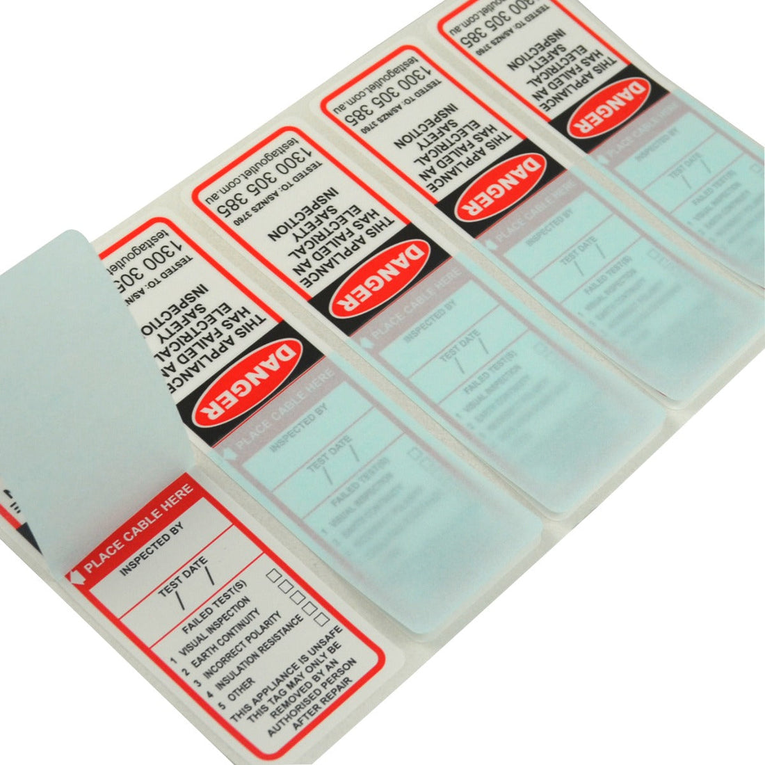 Failed Test Tags – Test Tag Outlet