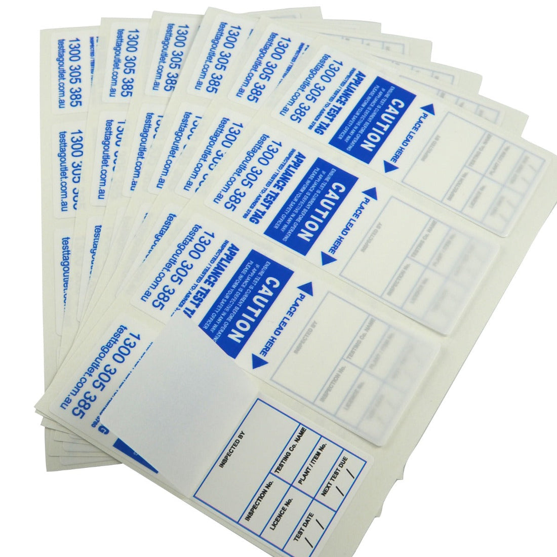 Heavy Duty Test Tags - Blue | Test Tag Outlet